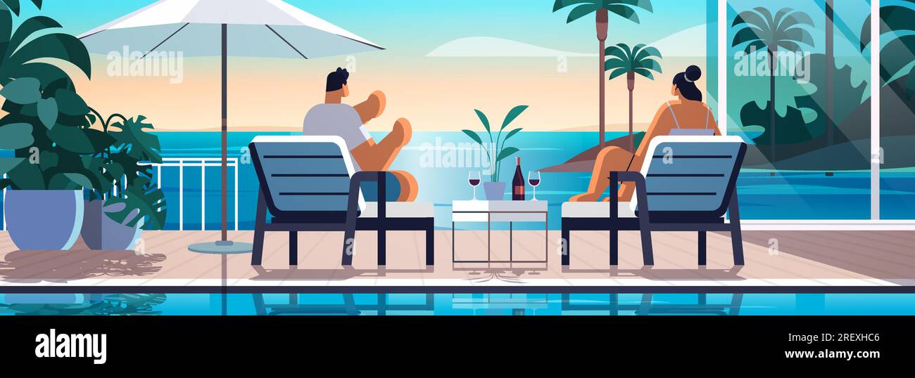 Pool seating Stock Vector Images - Alamy