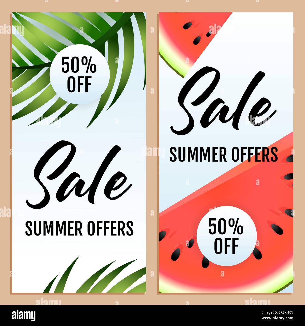 Summer offers Stock Vector Images - Alamy