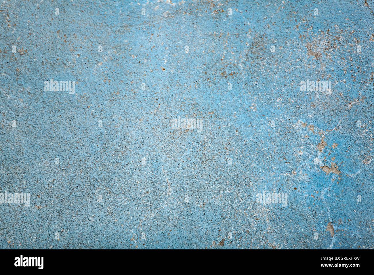 Blue concrete surface with old faded paint. Old cement texture Stock ...