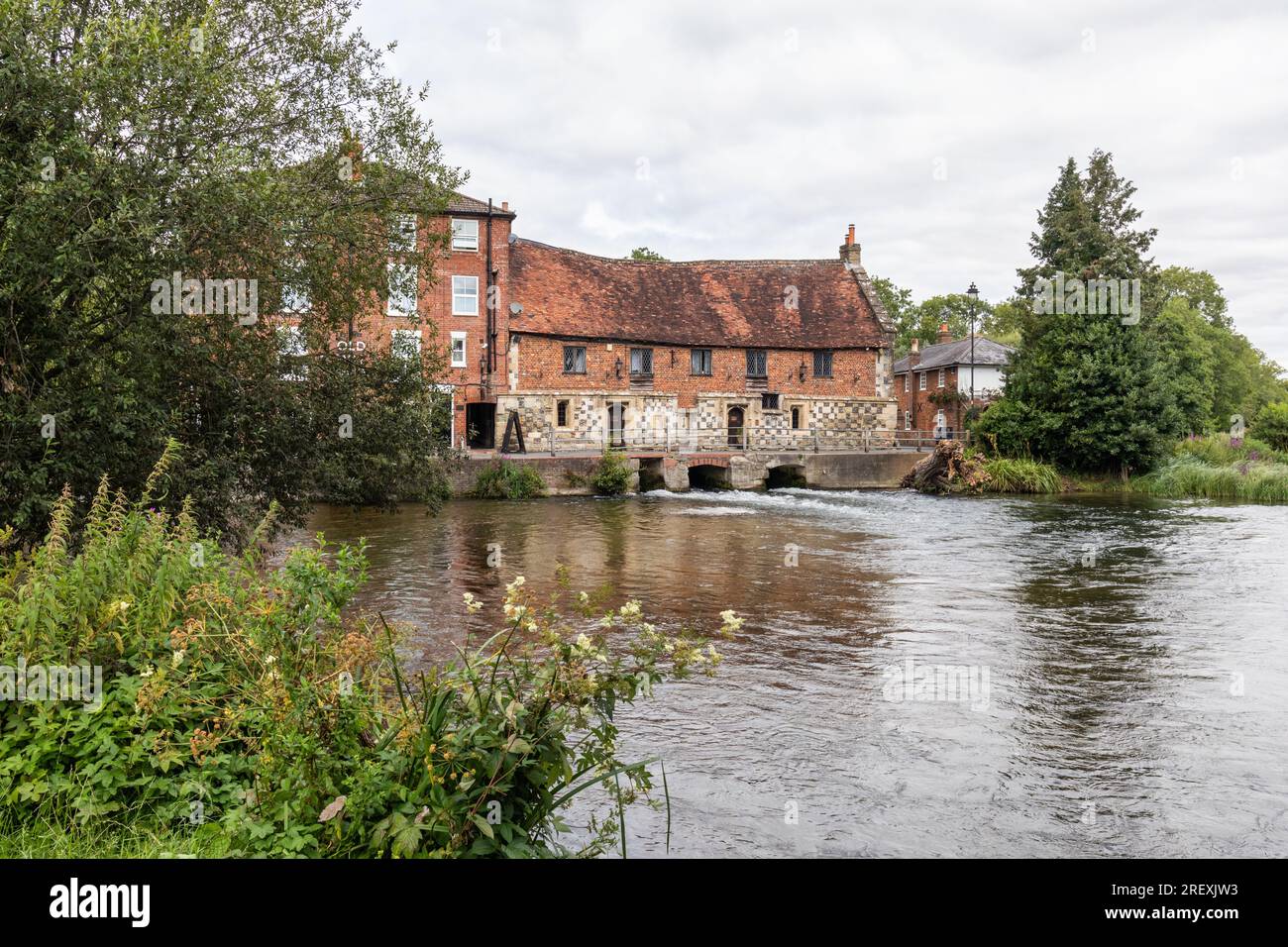 The Old Mill Hotel and restaurant an historic building in Harnham ...