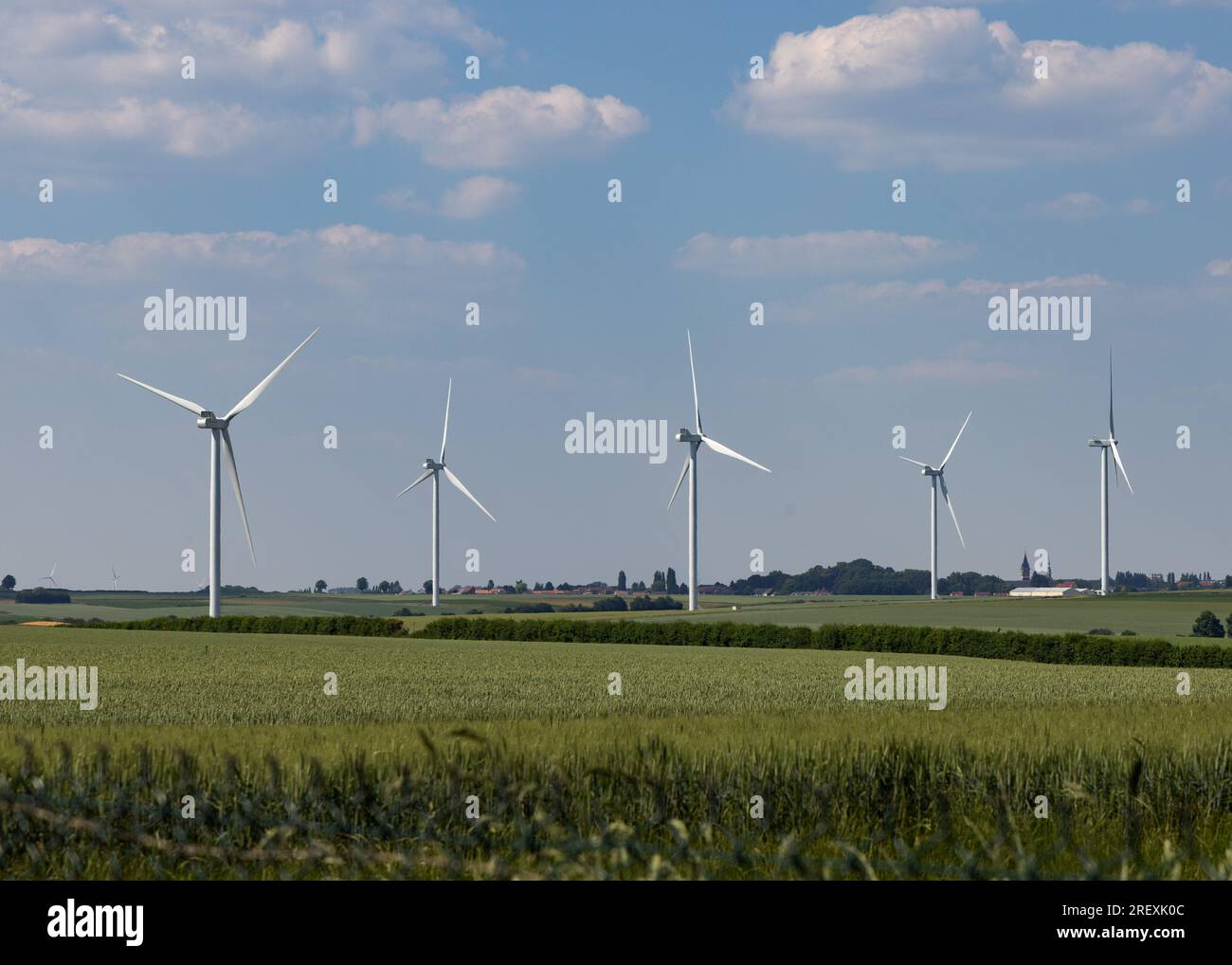 Electricity wind farm turbines hi-res stock photography and images - Alamy