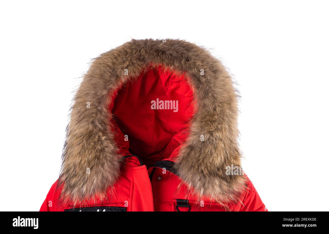 Winter jacket isolated on white background Stock Photo - Alamy