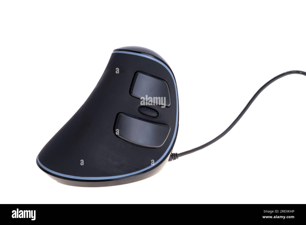 Vertical gaming computer mouse isolated on white background Stock Photo ...