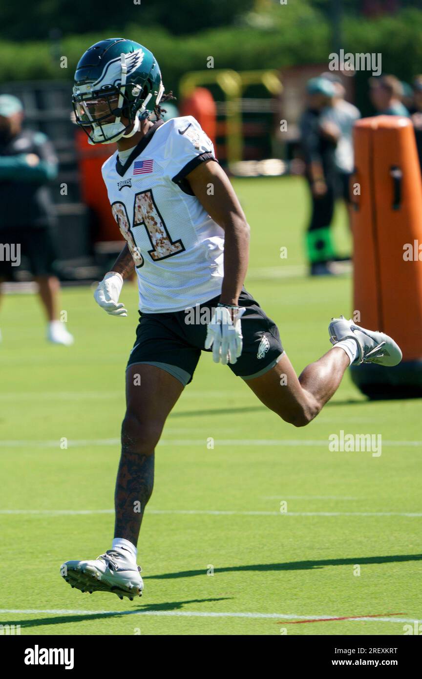 Philadelphia Eagles' Mario Goodrich in action during practice at NFL ...
