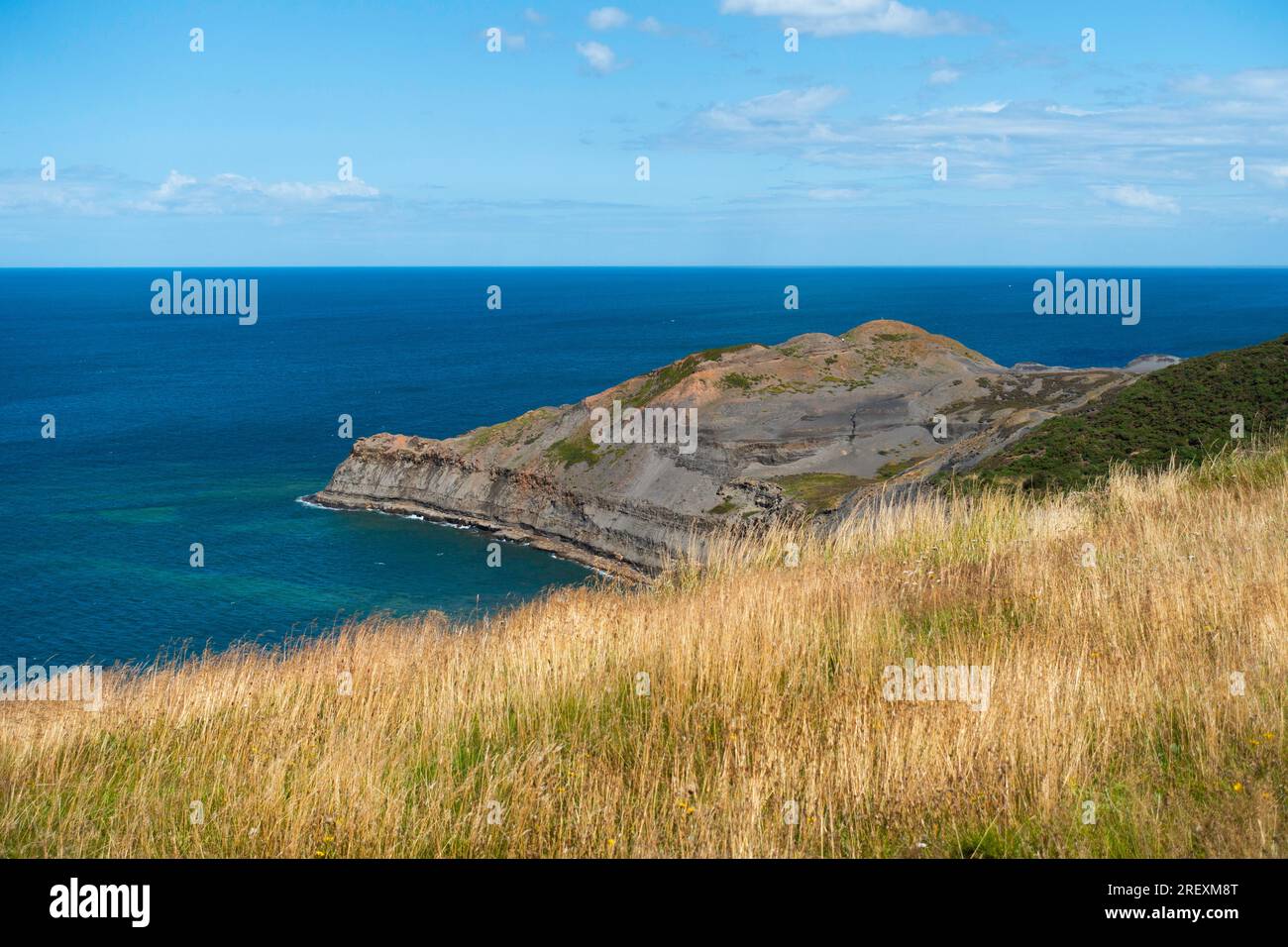 Kettleness headland at the South end of Runswick Bay in the North ...
