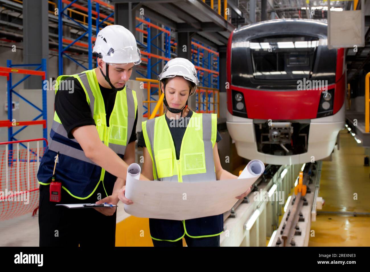 Subway construction inspection hi-res stock photography and images - Alamy
