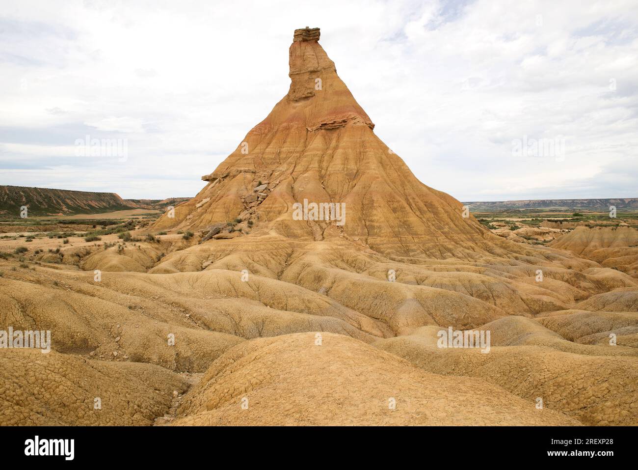 Badlands are a dry terrains formed with softer sedimentary rocks (clay ...