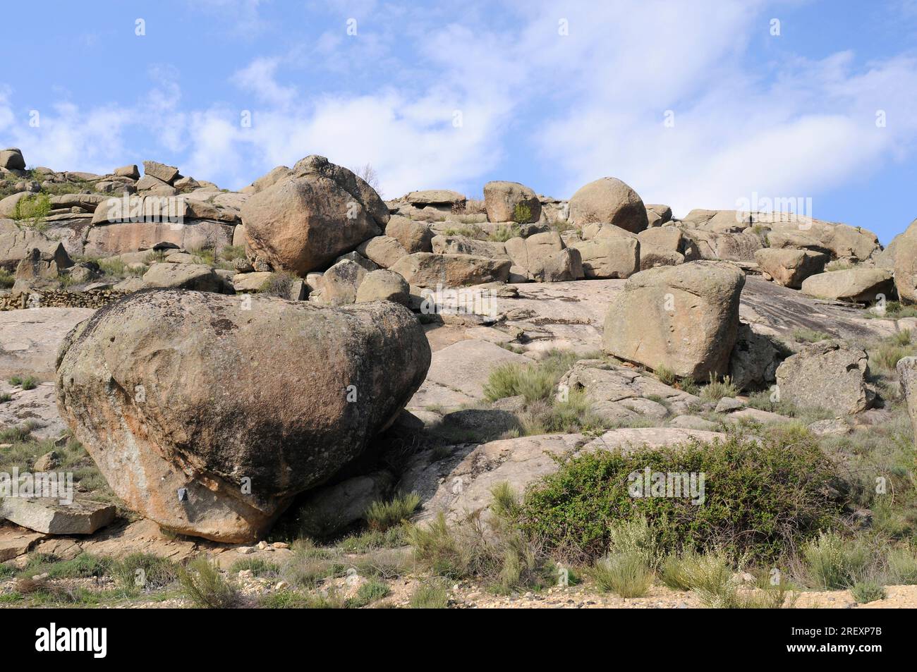 Berrocal or granite relief is a landscape formed by granite, an ...
