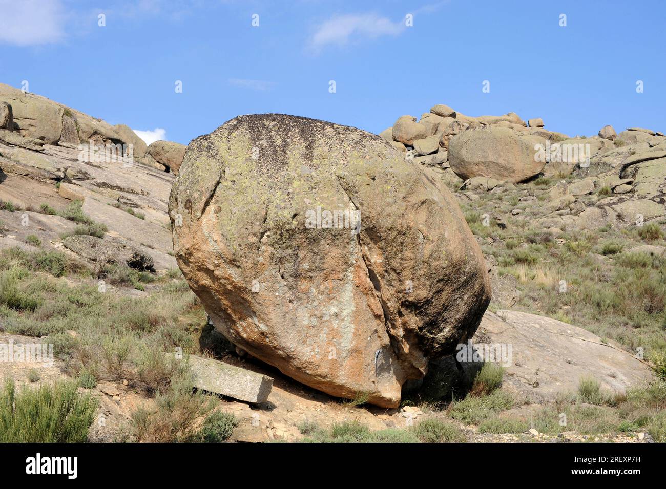 Berrocal or granite relief is a landscape formed by granite, an ...