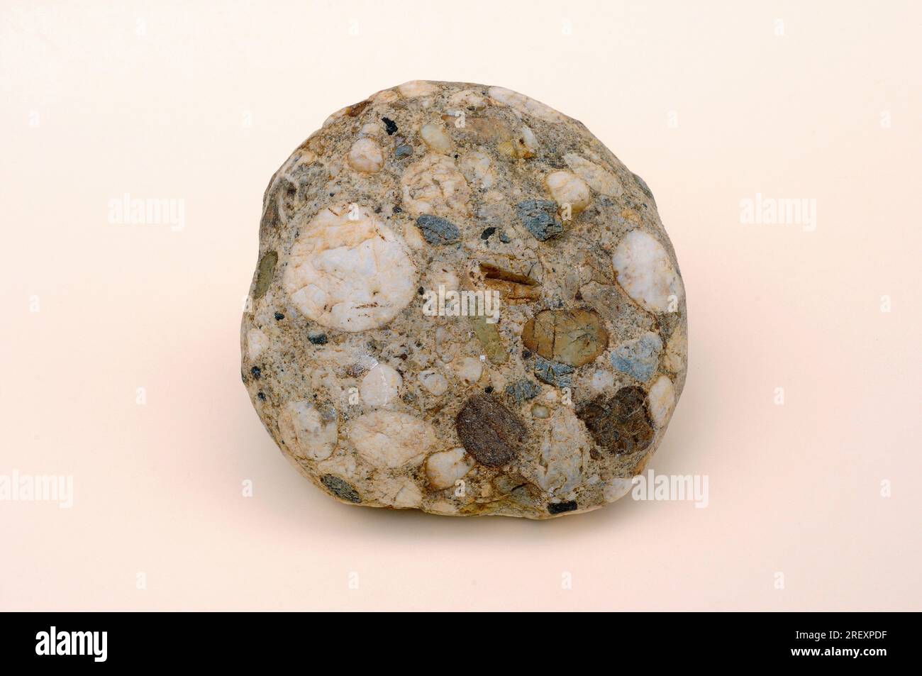 Conglomerate is a clastic sedimentary rock composed by rounded clasts ...