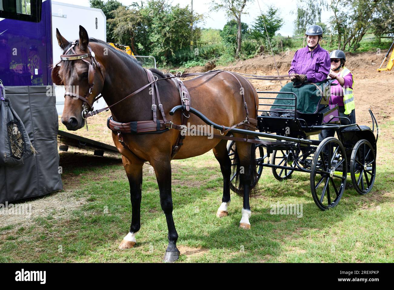 Hook Norton Brewery Oxfordshire UK. 30th July 2023. Getting ready for ...