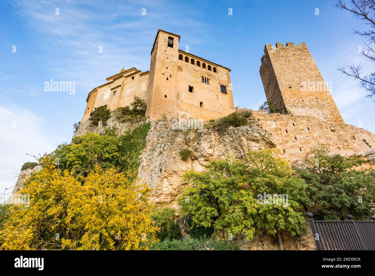 Collegiate-castle Santa María la Mayor, fortress, built in the ninth ...