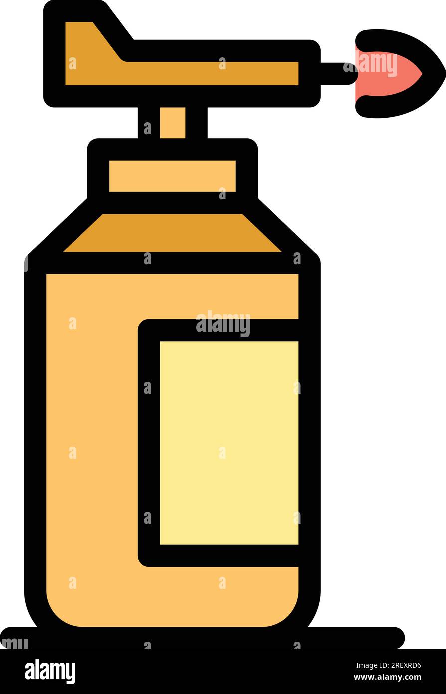 Lab fire balloon icon outline vector. Medical experiment. Computer test ...