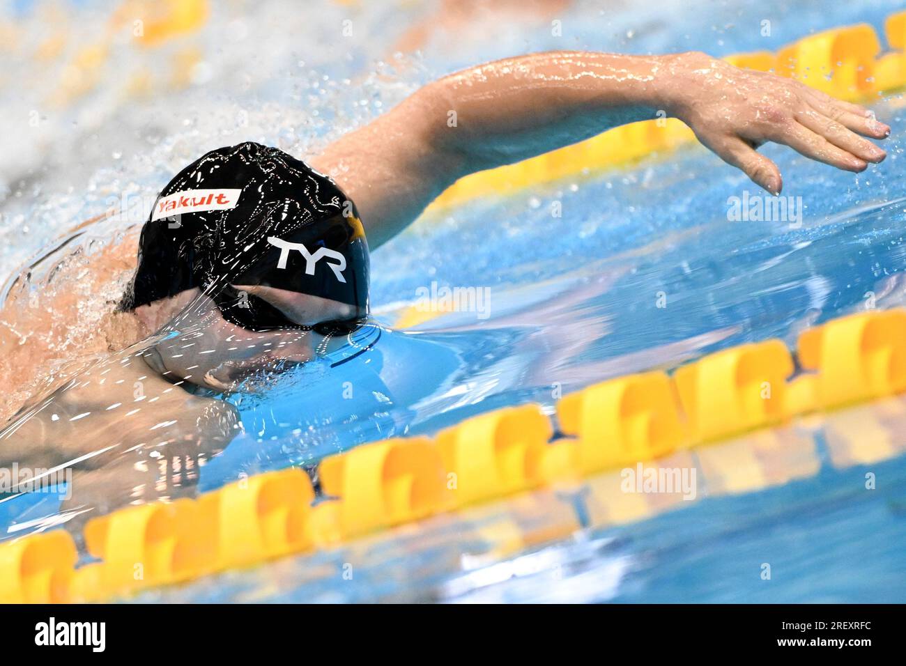 (230730) -- FUKUOKA, July 30, 2023 (Xinhua) -- Bobby Finke of the ...
