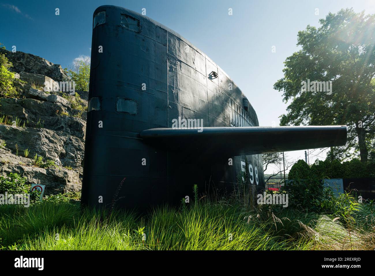 The USS George Washington's sail The Submarine Force Library & Museum ...