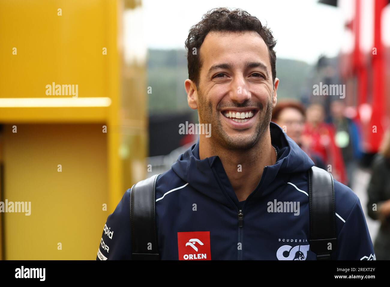Stavelot, Belgium. 30th July, 2023. Daniel Ricciardo of AlphaTauri in ...