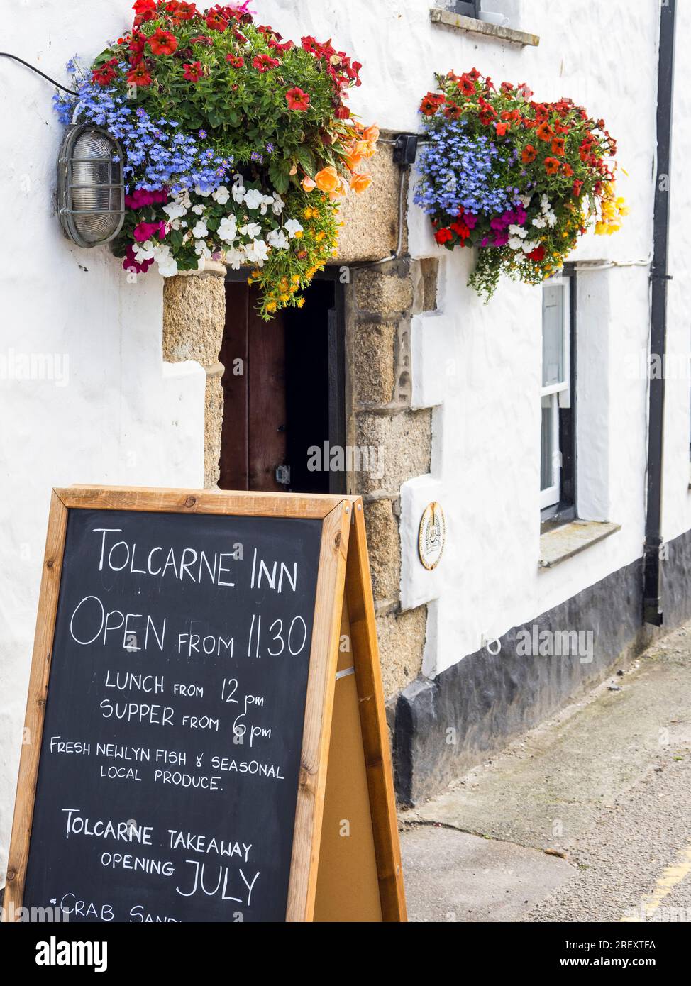 Fish Based Restaurant, Tolcarne Inn, Newlyn, Penzance, Cornwall ...