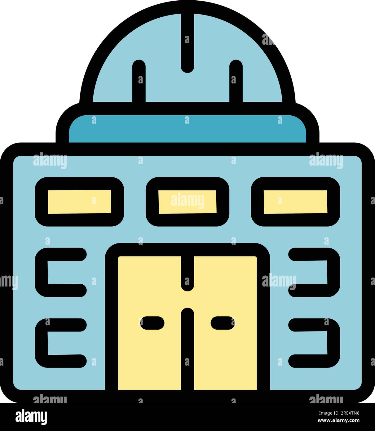 Clinic building icon outline vector. Medical hospital. Health care ...