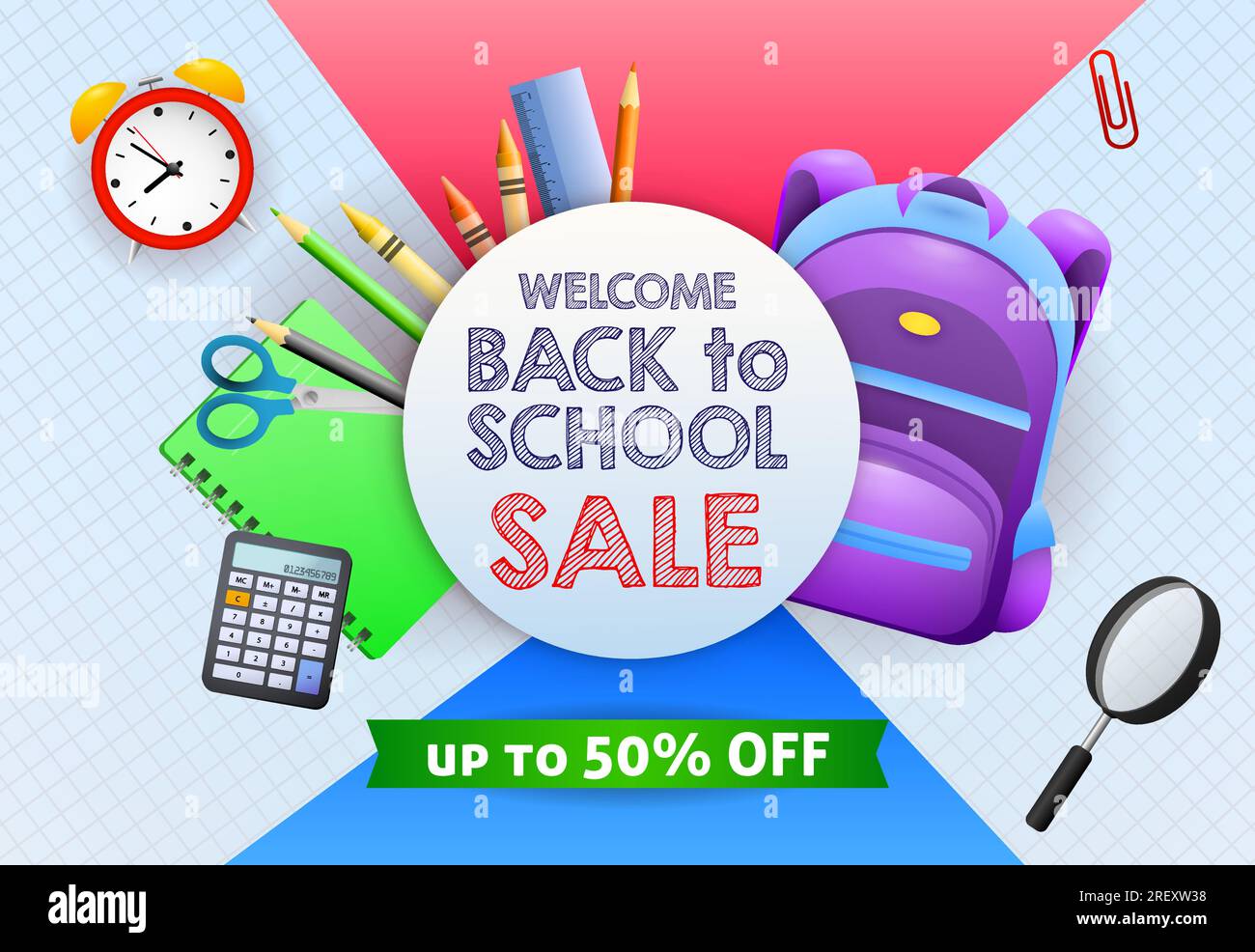 Back to school campaign Stock Vector Images - Alamy