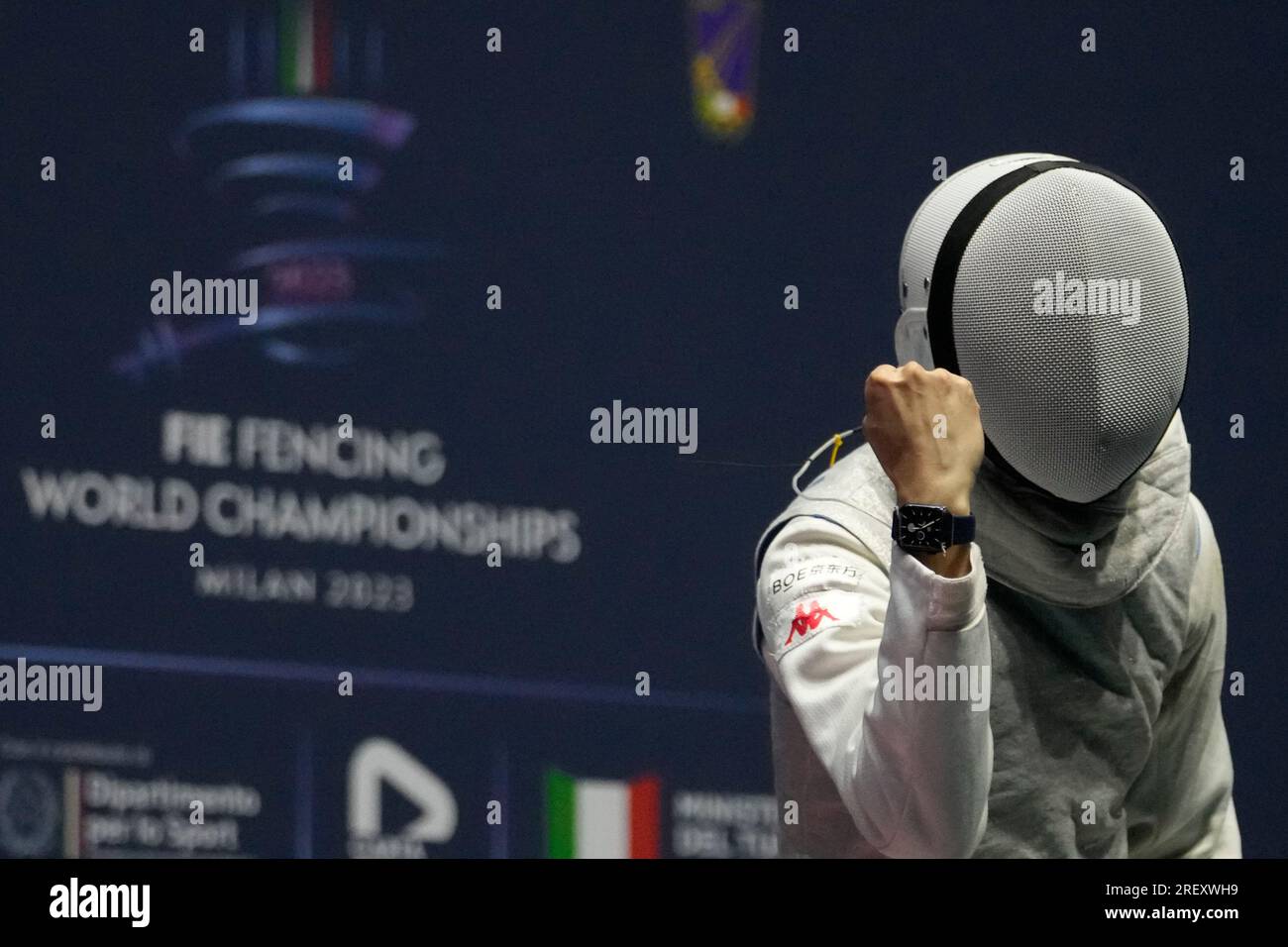 China's Haiwei Chen celebrates as he competes against Japan's Kazuki ...