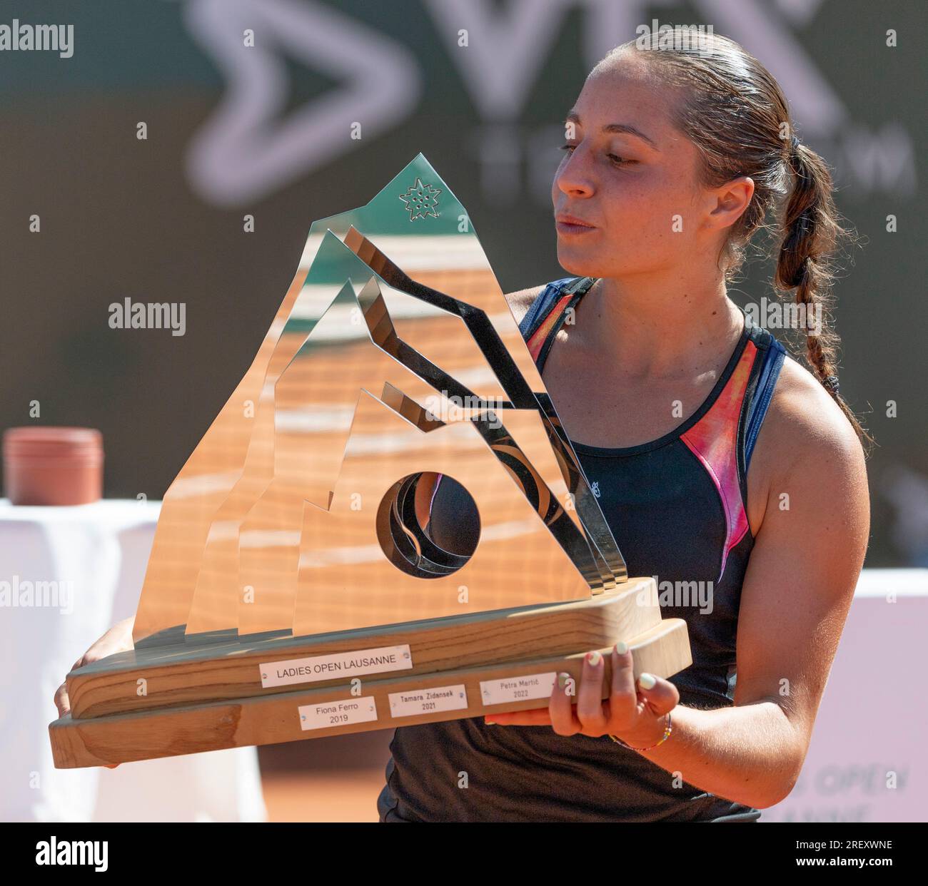 Lausanne, Vaud, Switzerland. 30th July, 2023. Lausanne Switzerland, 07/30/2023: Elisabetta ...