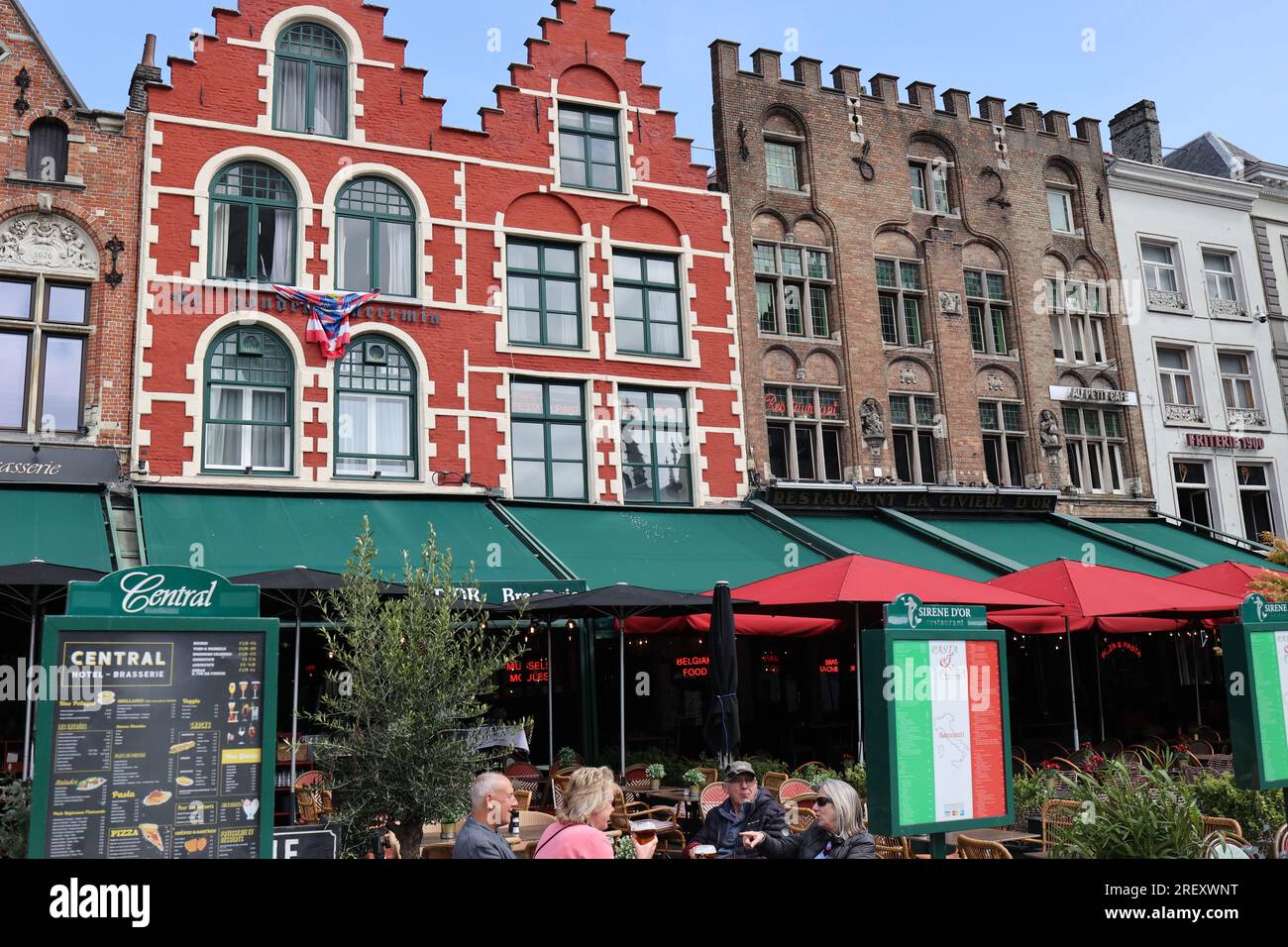 Bruges, Belgium. May 30th, 2023. A general view of cafes in Bruges ...