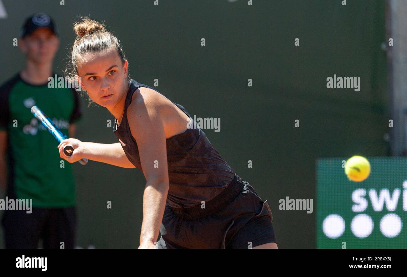 Lausanne, Vaud, Switzerland. 30th July, 2023. Lausanne Switzerland, 07/30/2023: Clara Burel of ...