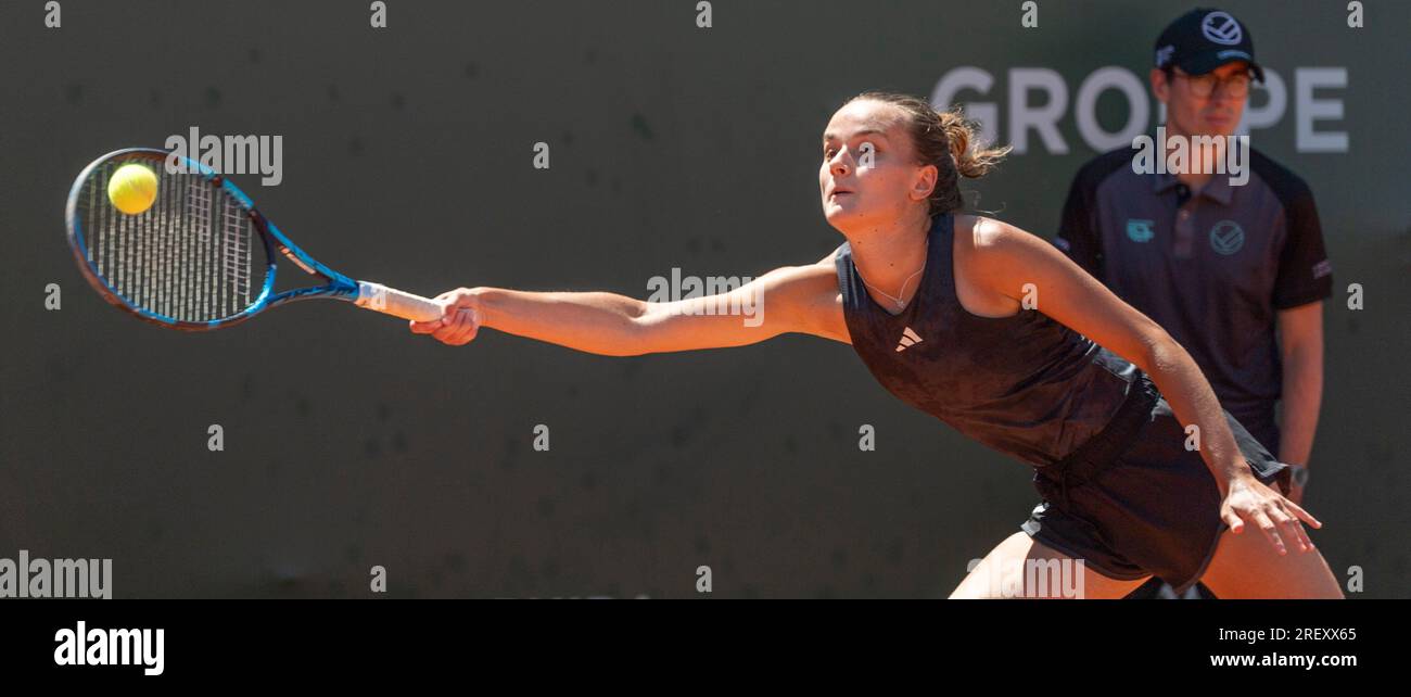 Lausanne, Vaud, Switzerland. 30th July, 2023. Lausanne Switzerland, 07/30/2023: Clara Burel of ...