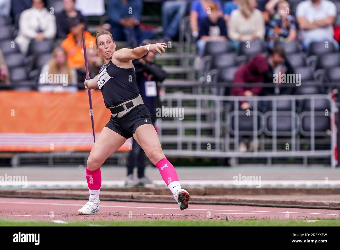 BREDA, NETHERLANDS - JULY 30: Ilse Knijnenburg of ARV Ilion competing ...