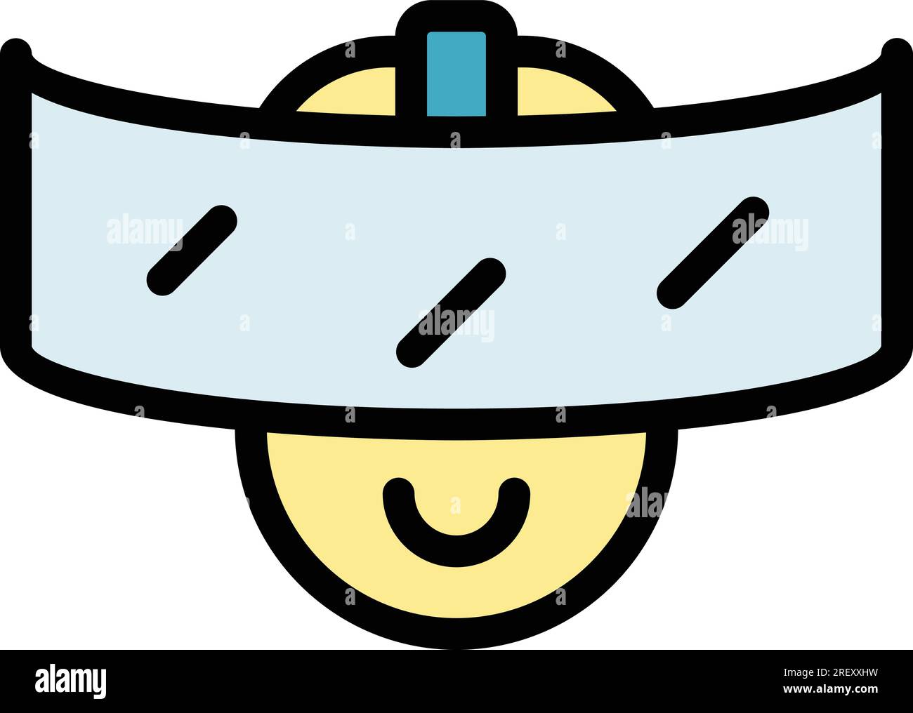 Wide virtual tour icon outline vector. Camera angle. Panorama design ...