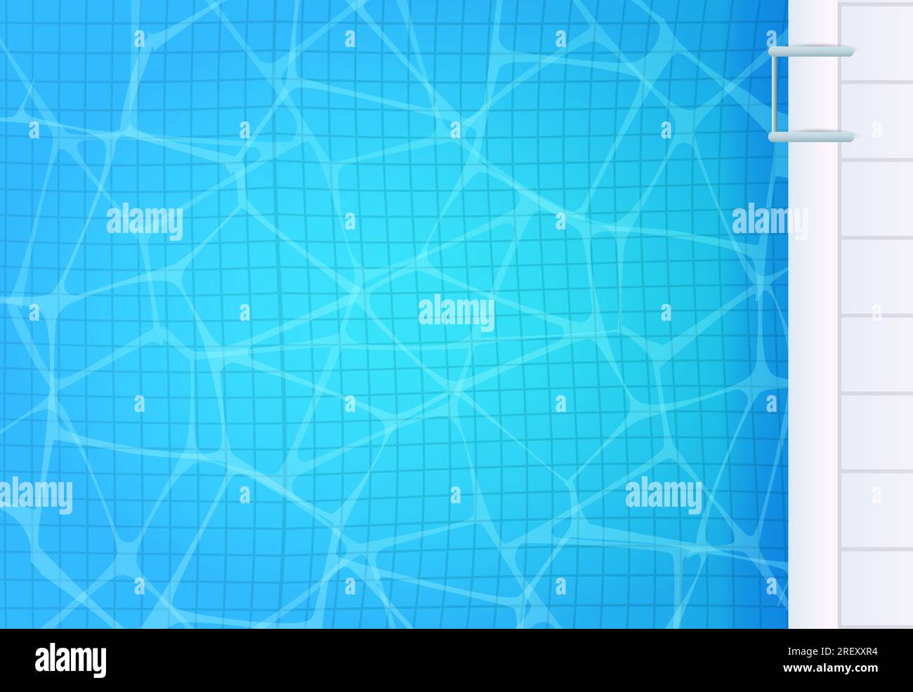 Swimming pool. Top view, water Stock Vector Image & Art - Alamy