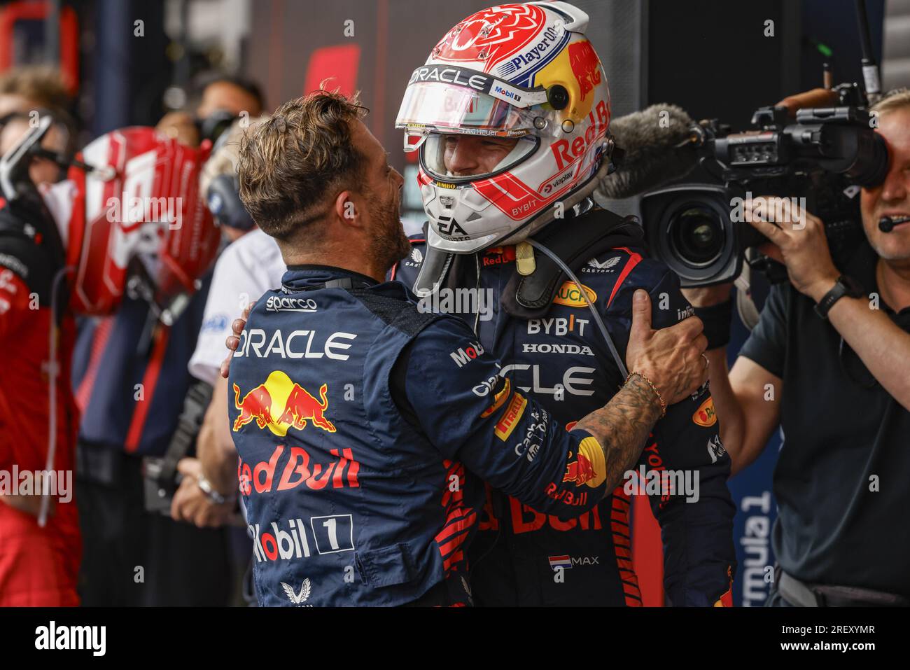 VERSTAPPEN Max (ned), Red Bull Racing RB19, portrait during the 2023 ...