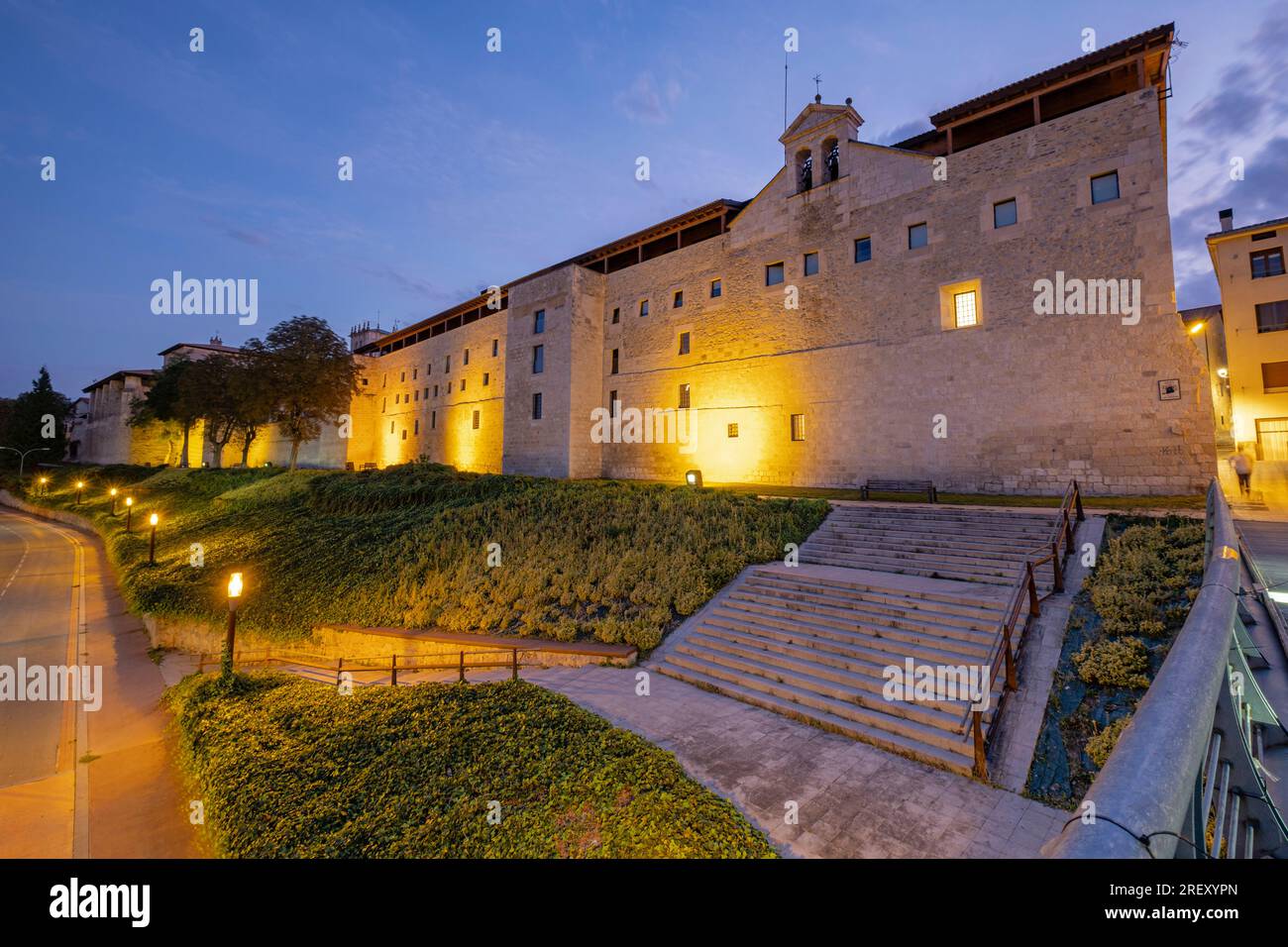 Wall of the Convent of the Poor Clares of Agurain, medieval walled ...