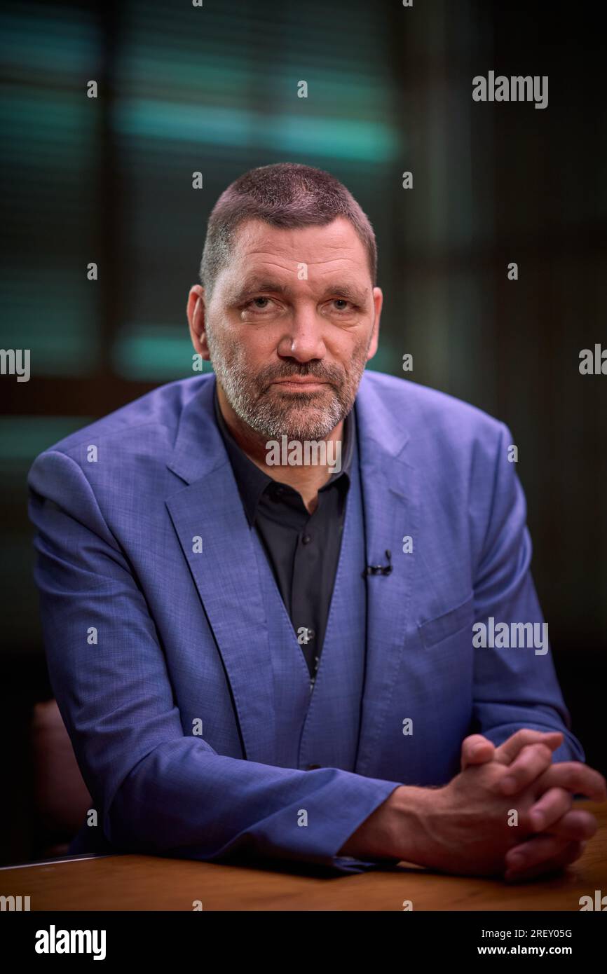 AMSTERDAM - Portrait of presenter Theo Maassen in the setting of the ...