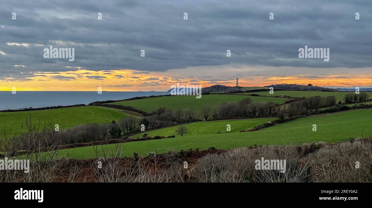 Gribben Head 230123 Stock Photo - Alamy