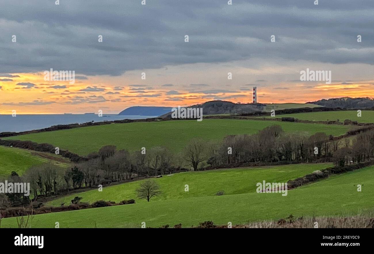 Gribben Head 230123 Stock Photo - Alamy