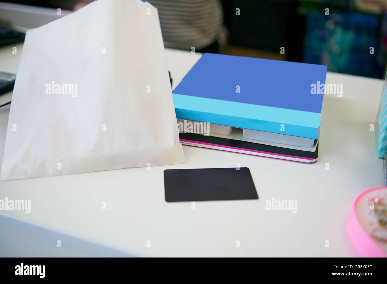 Plastic bag shopping counter hi-res stock photography and images - Alamy