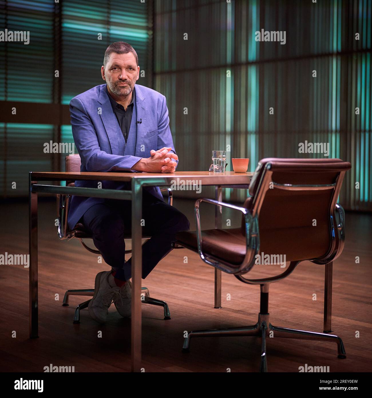 AMSTERDAM - Portrait of presenter Theo Maassen in the setting of the ...