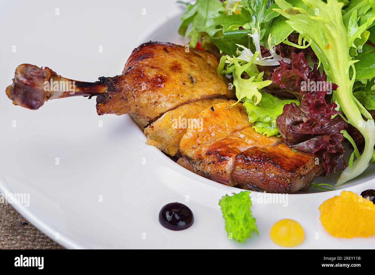 Roasted duck fillet hi-res stock photography and images - Alamy