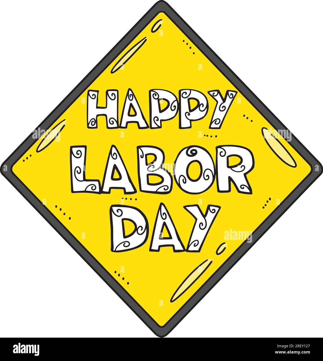 Labor Day Cartoon Colored Clipart Illustration Stock Vector Image & Art ...