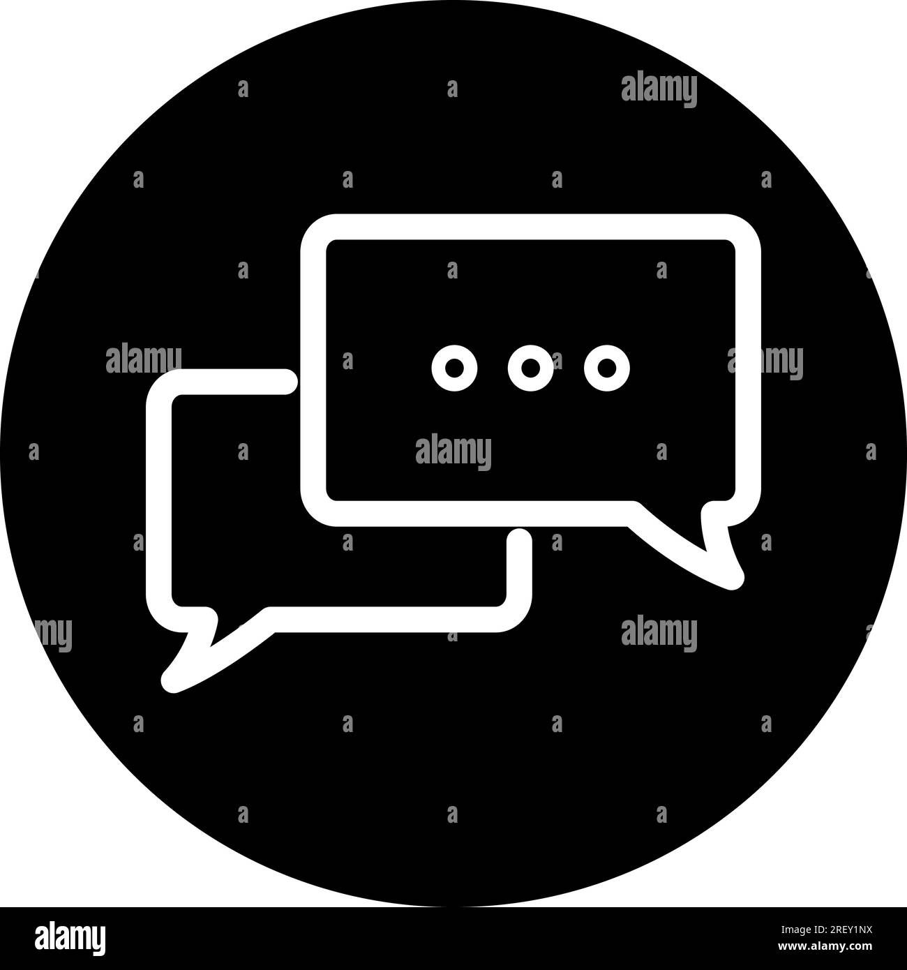 Flat comment icon as communication symbol for web design Stock Vector ...