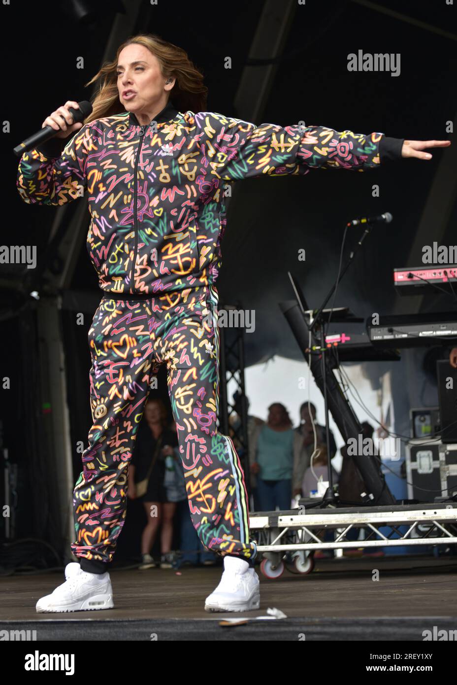 Melanie C. Spice Girls. Camp Bestival Stock Photo - Alamy