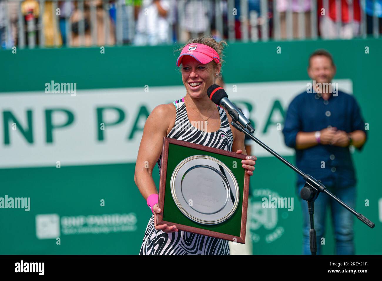 Warsaw, Poland. 30th July, 2023. Laura Siegemund during the BNP Paribas ...