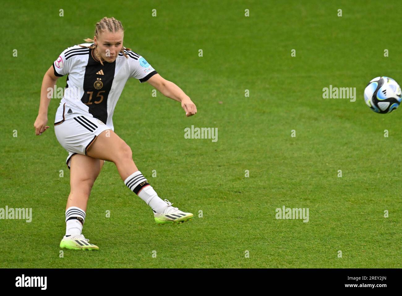 Leuven, Belgium. 30th July, 2023. Jella Veit (15) of Germany pictured in action during a female ...