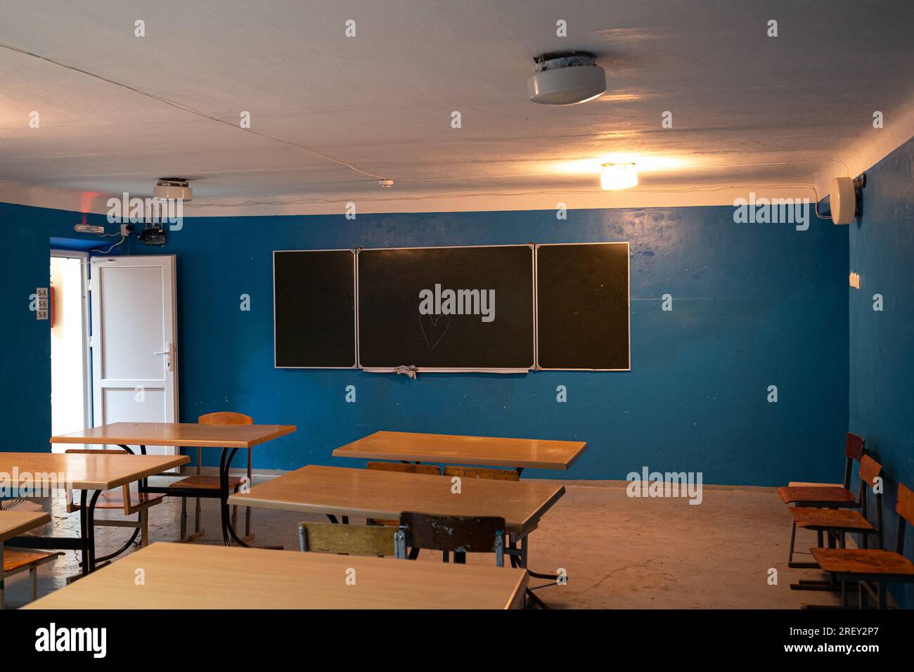Almost Empty College Classroom