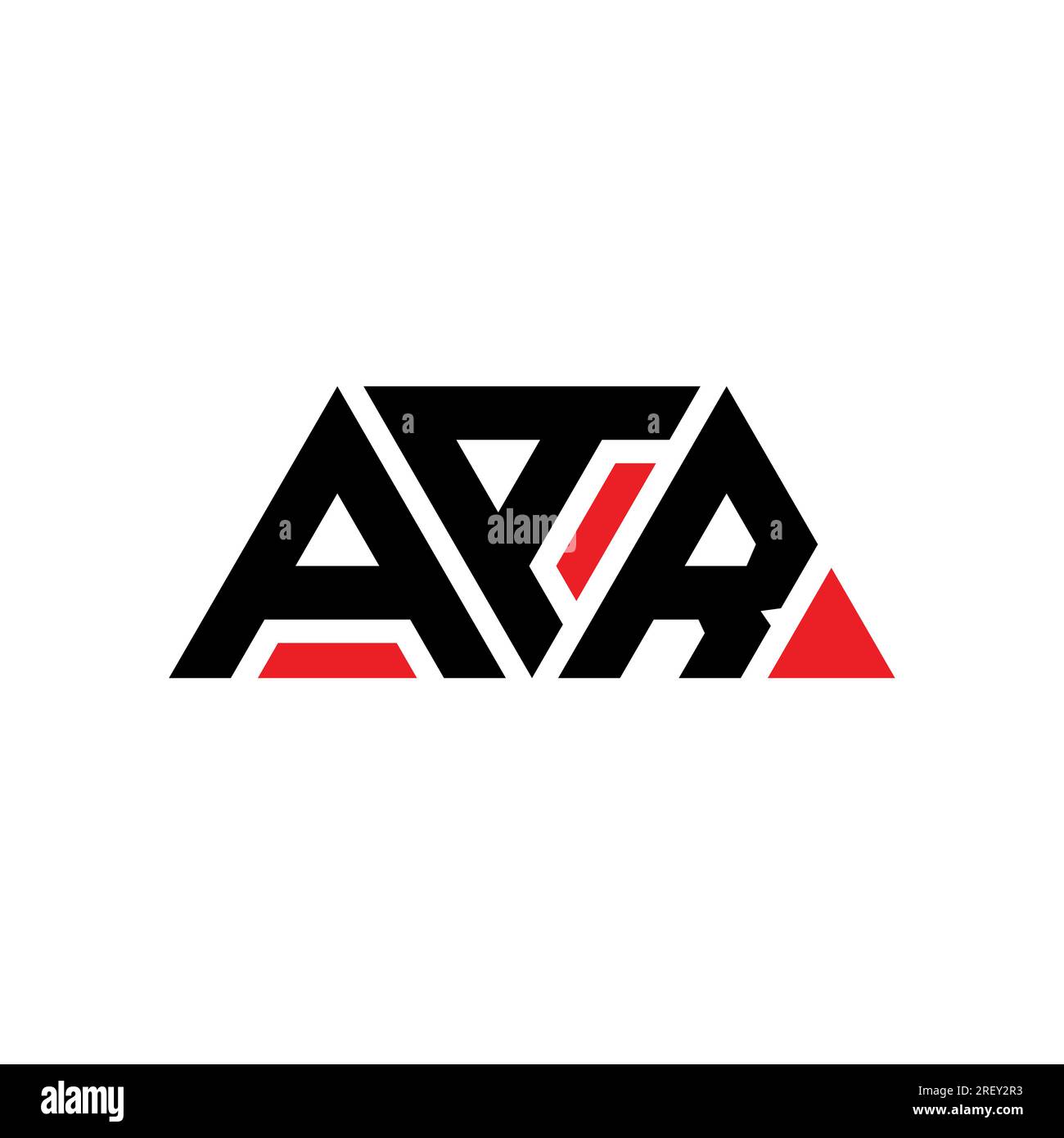 AAR triangle letter logo design with triangle shape. AAR triangle logo ...