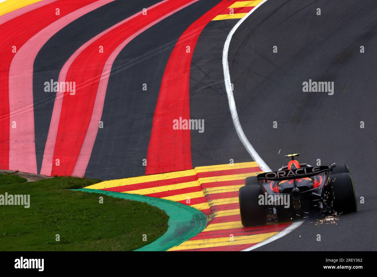Spa Francorchamps, Belgium. 30th July, 2023. Sergio Perez (MEX) Red ...
