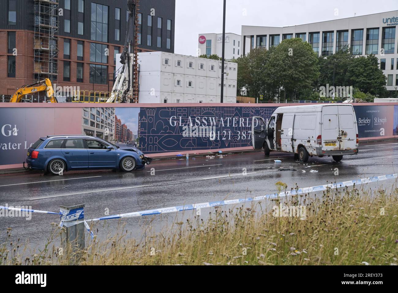 Lawley Middleway, 30th July 2023: A man is in a life-threatening ...