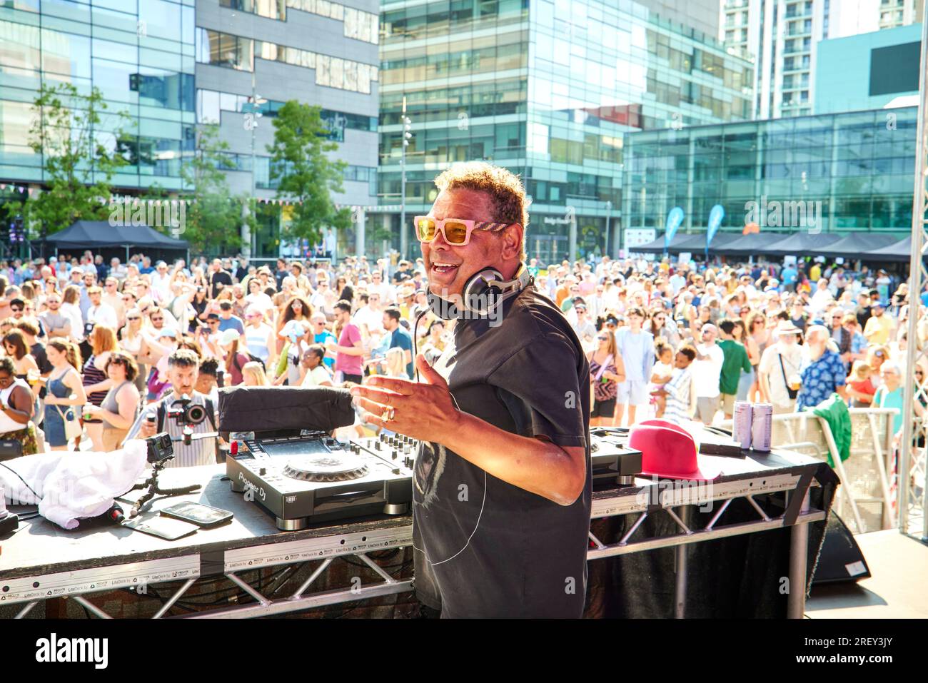 The Craig Charles Funk and Soul Show Salford Quays, MediaCityUK Stock ...