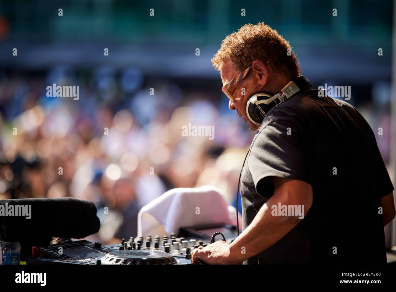 The Craig Charles Funk and Soul Show Salford Quays, MediaCityUK Stock ...